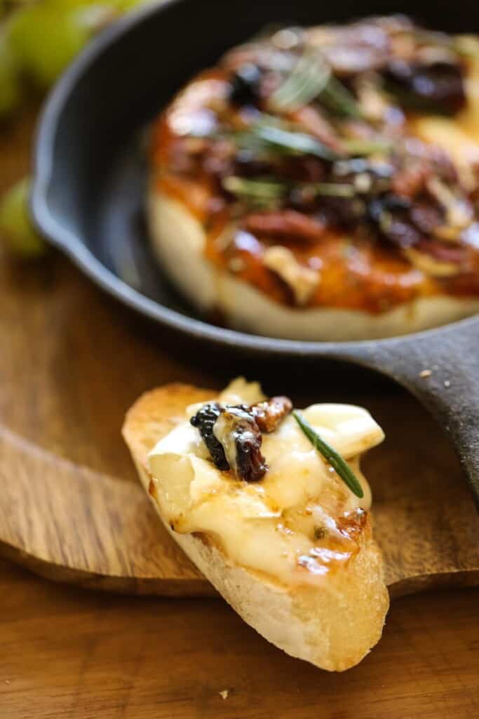 Baked Brie with Fig Jam - Entertaining with Beth
