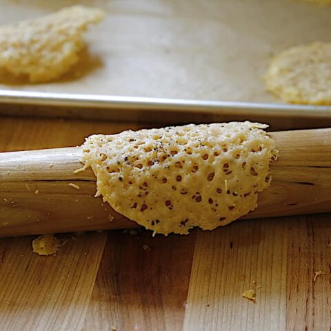 Parmesan Tuile Recipe | Entertaining with Beth