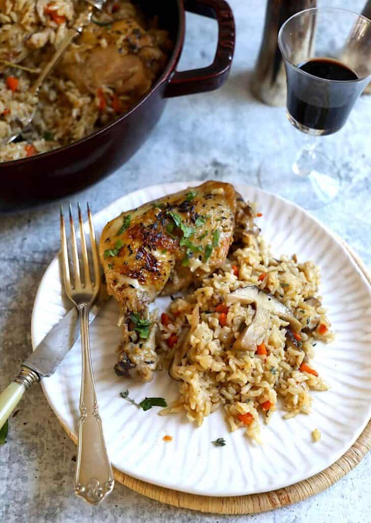 Easy Chicken and Rice Recipe - Entertaining with Beth