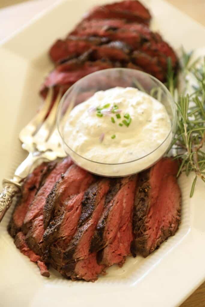 Rosemary Beef Tenderloin with Horseradish Cream - Entertaining with Beth