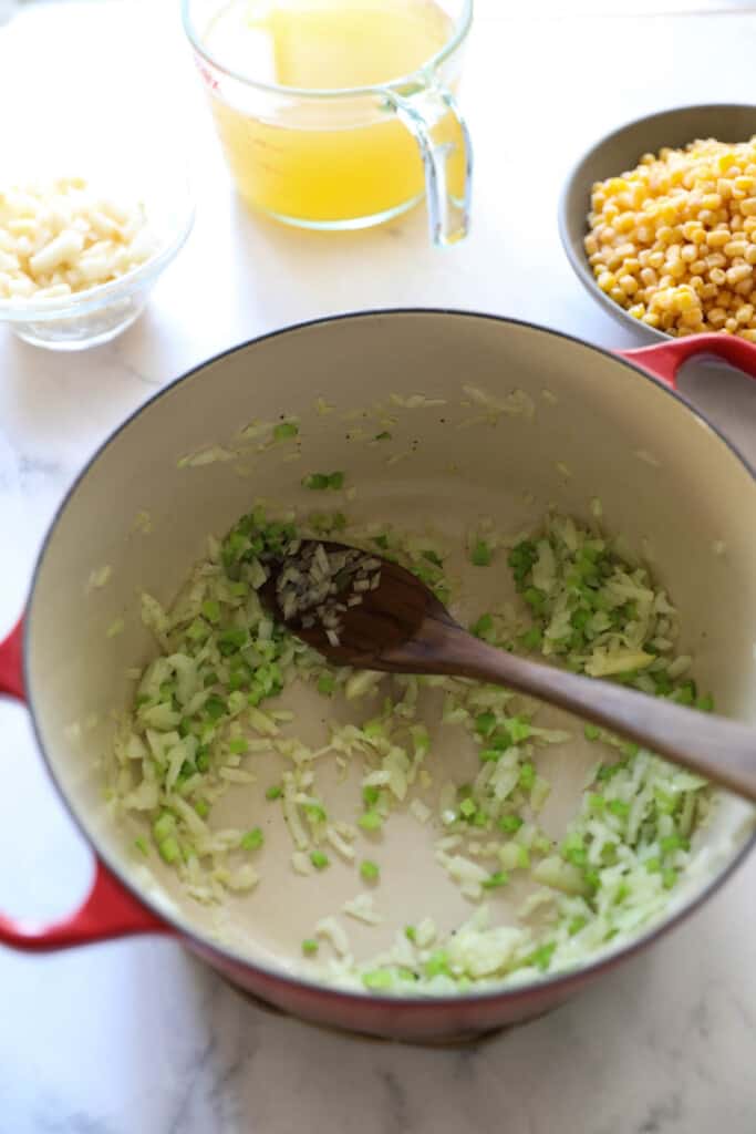 Creamy Corn Soup (No Cream!) - Entertaining with Beth