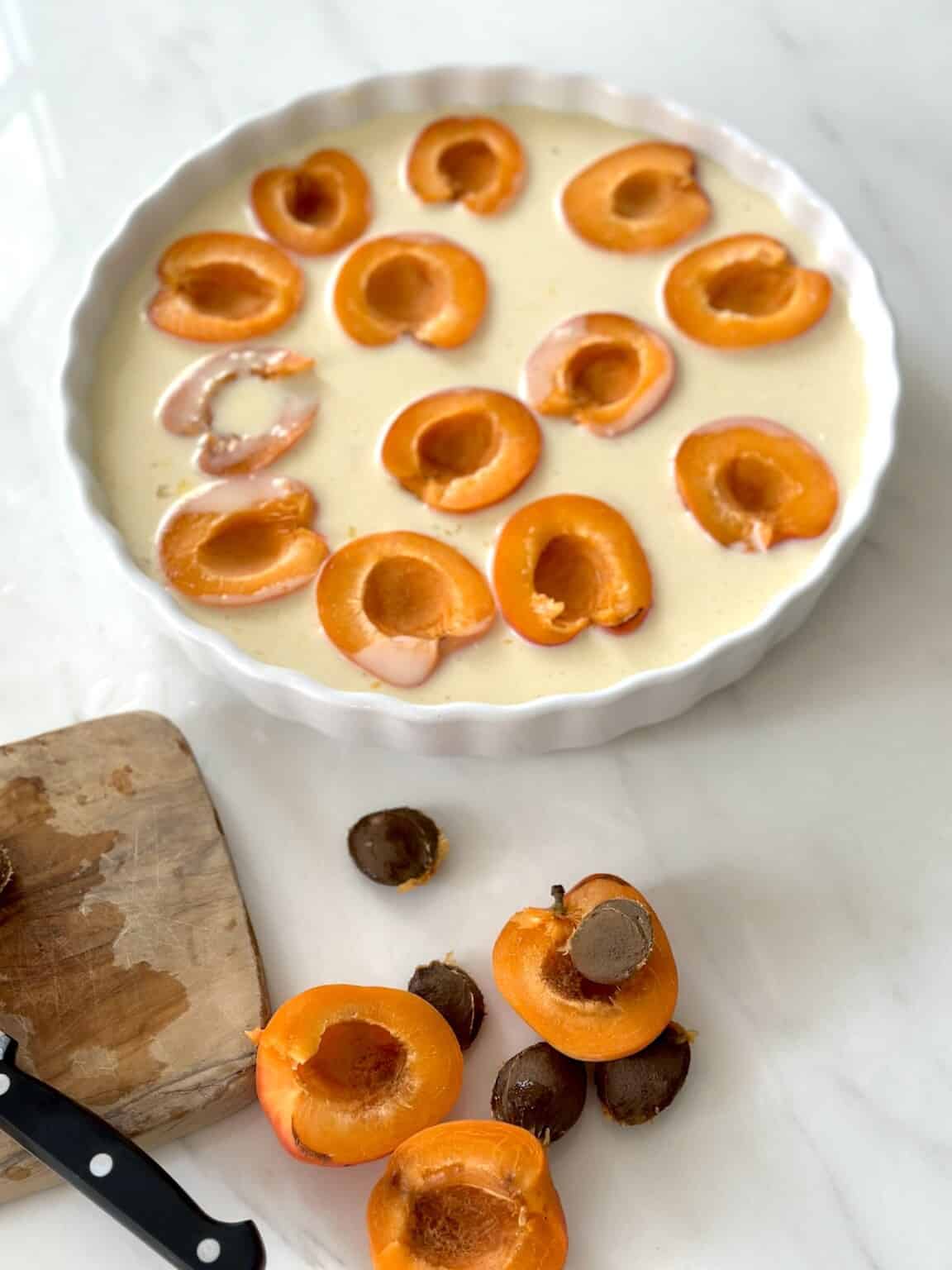 Apricot Clafoutis - Entertaining with Beth