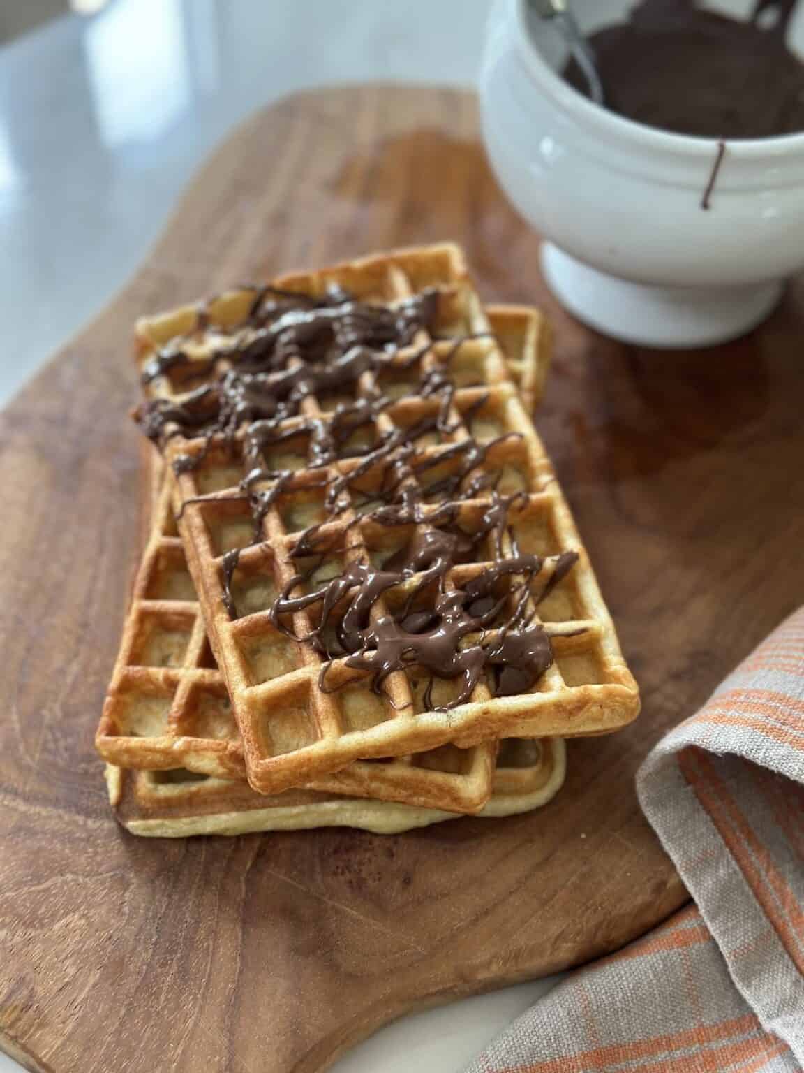 Dessert Waffles - Entertaining with Beth