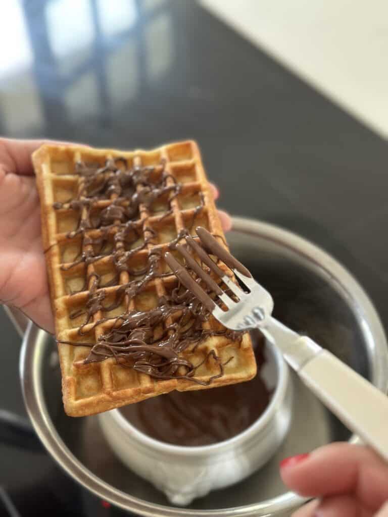 Dessert Waffles - Entertaining with Beth