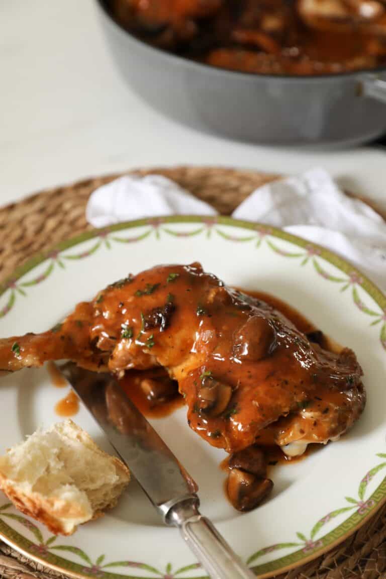Hunter's Chicken (Poulet Chasseur) - Entertaining with Beth